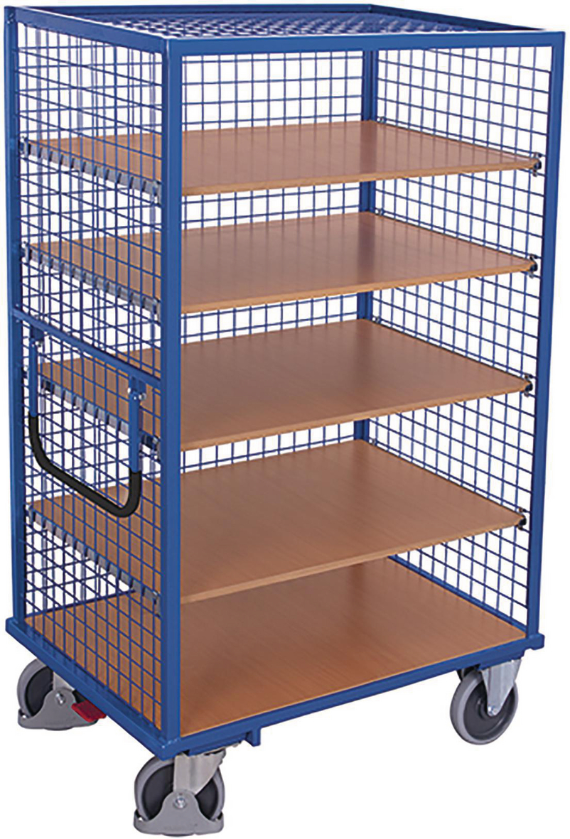 Gittervogn med 5 hyller - 500 kg - Variofit - Witre.no