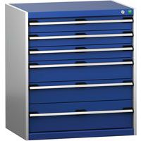 Skap med 6 skuffer SL-869-6.4 for tung last - Bott - Witre.no
