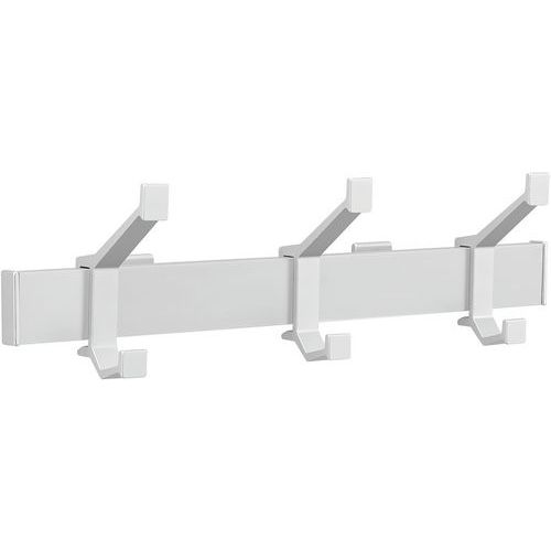 Knaggrekke aluminium, 3-10 knagger